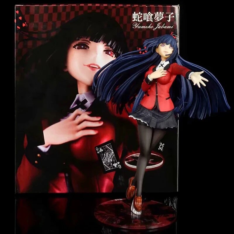 Kakegurui Yumeko Jabami фигурка ПВХ 22см, WITH RETAIL BOX