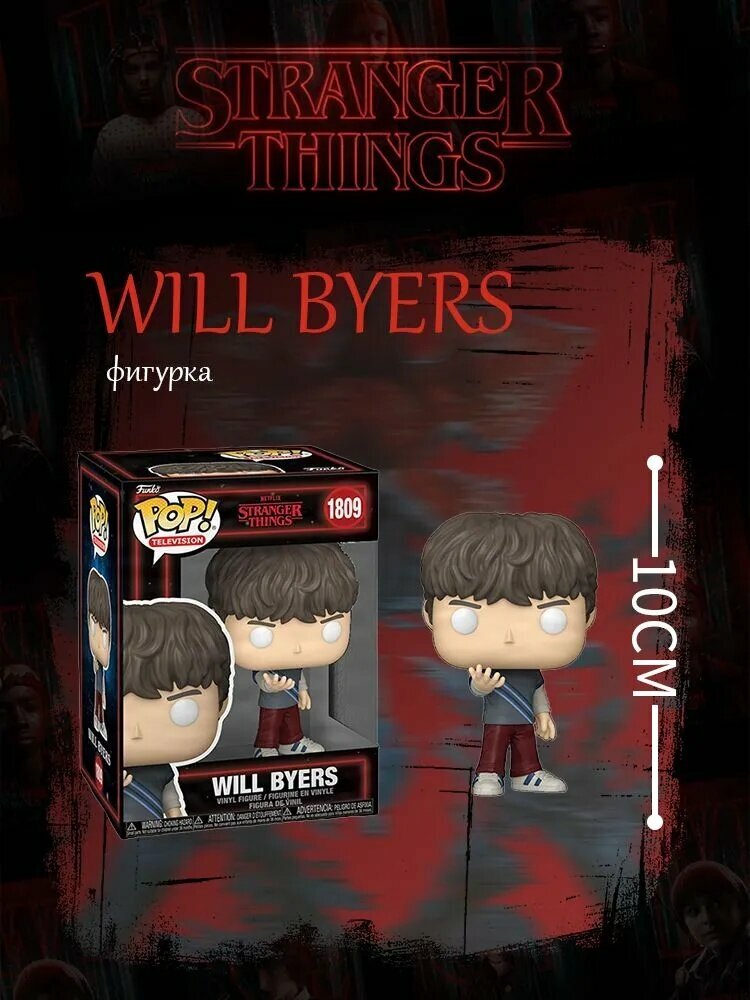 Фигурка Уилл (Will) из сериала Очень странные дела Stranger Things Season 5 - White-eyed Will(10см)1809