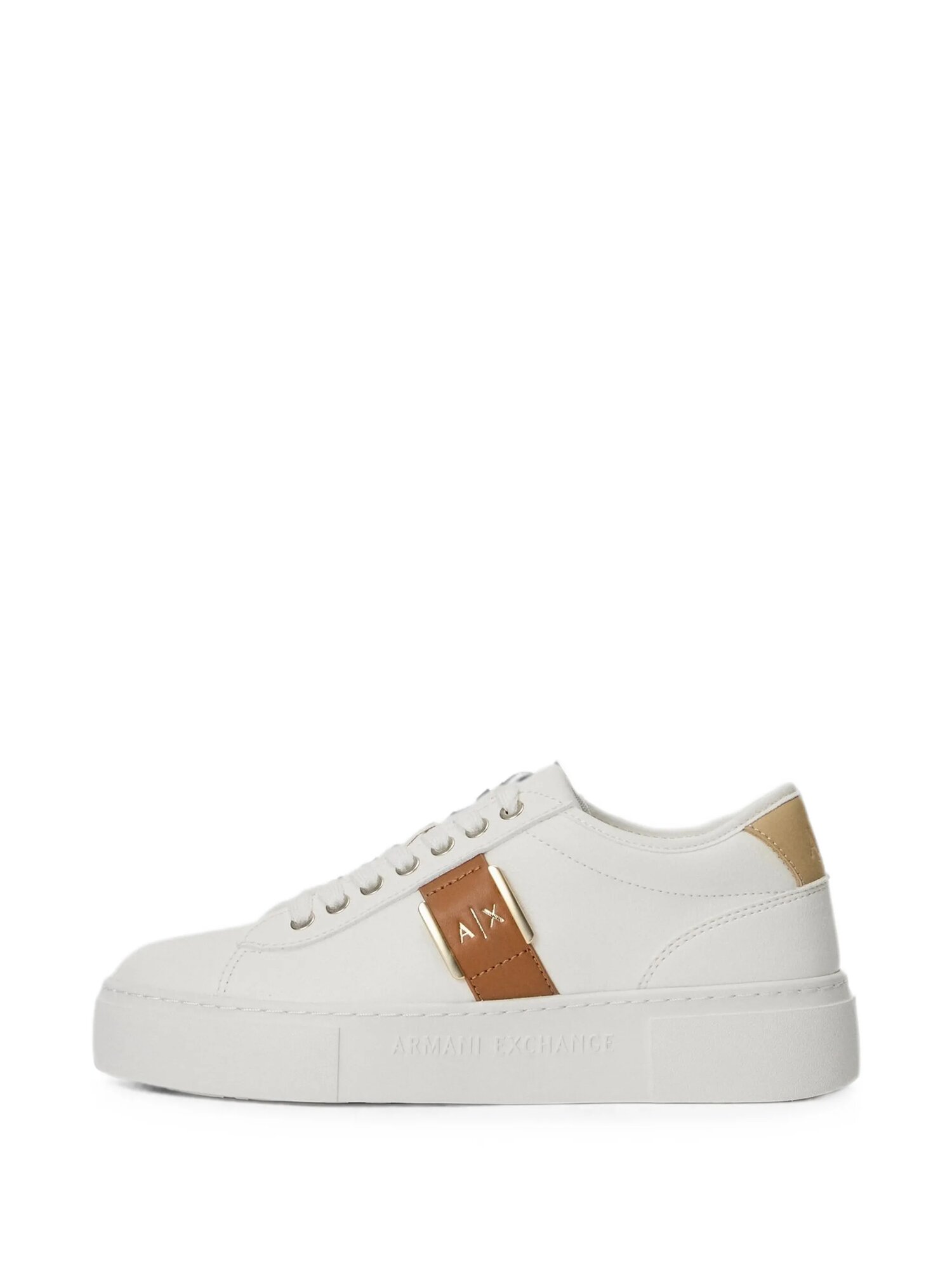 Кроссовки Armani Exchange, размер IT 39, белый,