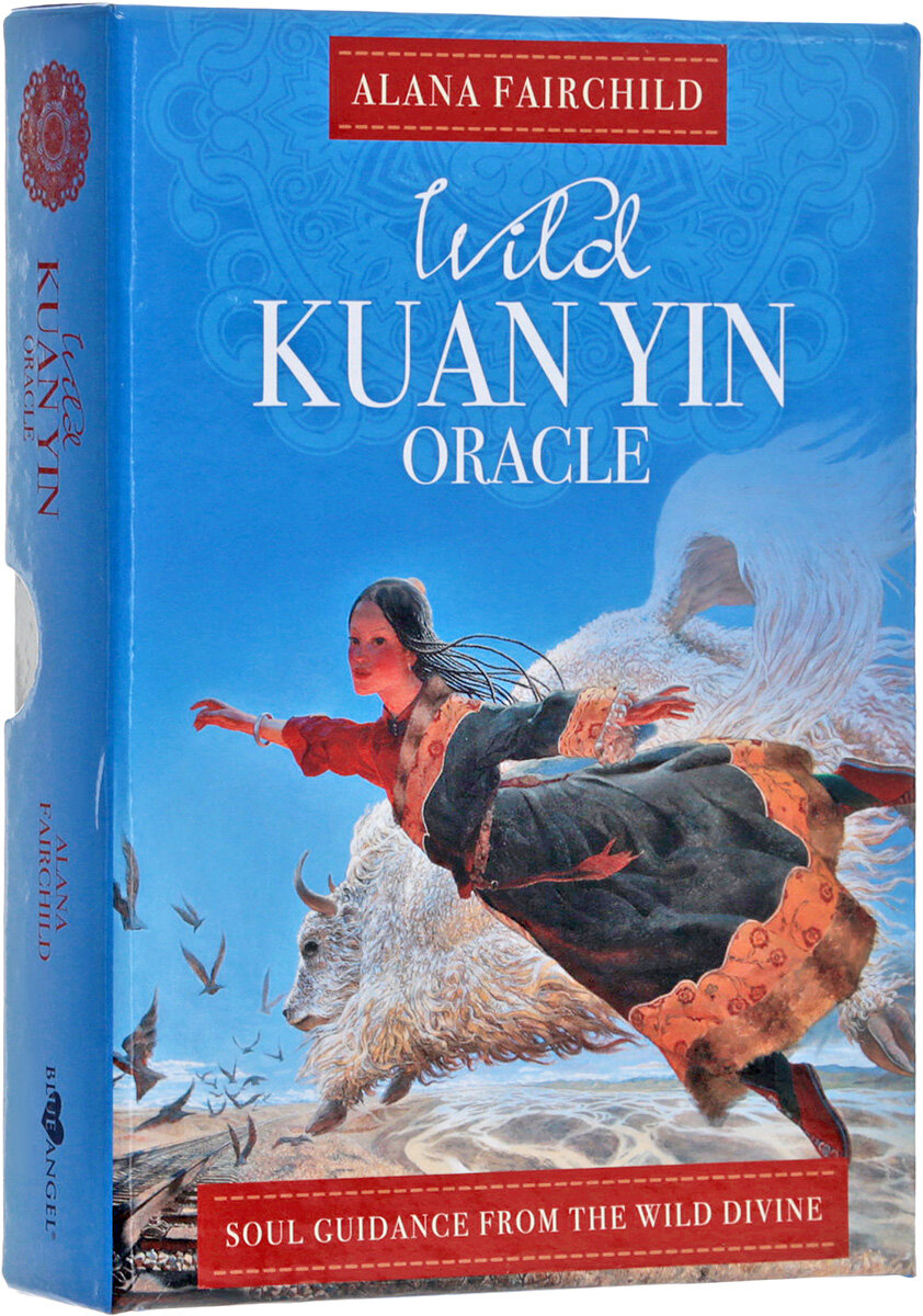 Оракул Blue angel "Wild Kuan Yin Oracle", инструкция на английском языке. TSA12