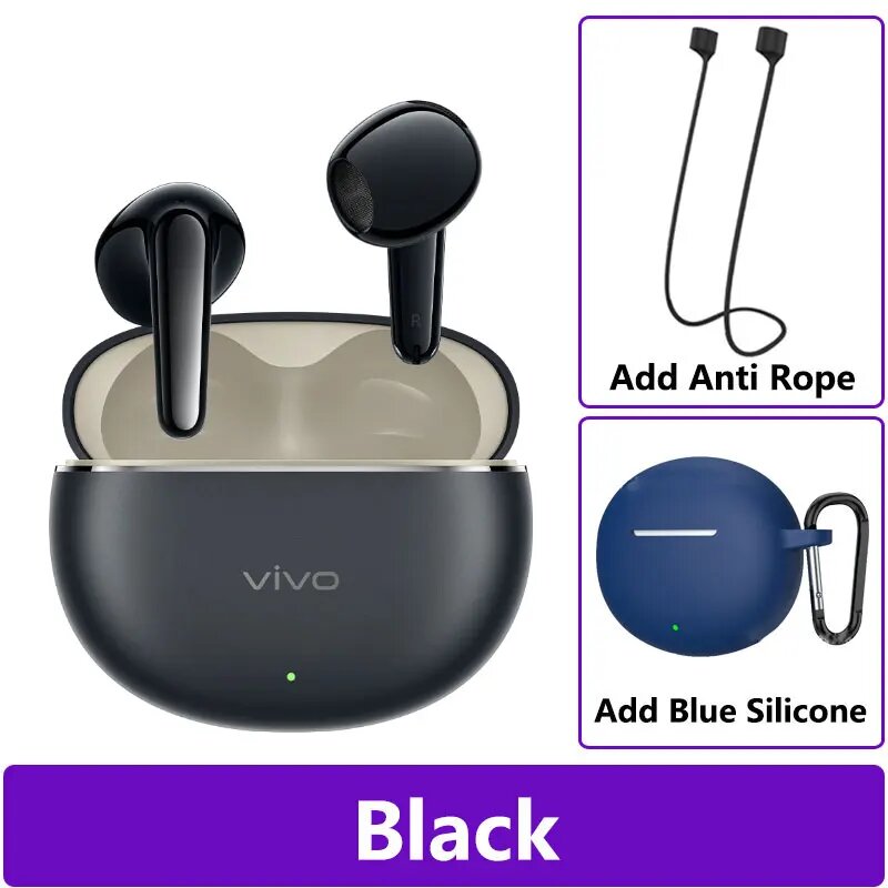 Наушники VIVO TWS Air 3 Pro Black n Blue Case