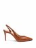 Туфли Pointed-toe slingback leather heeled pumps 