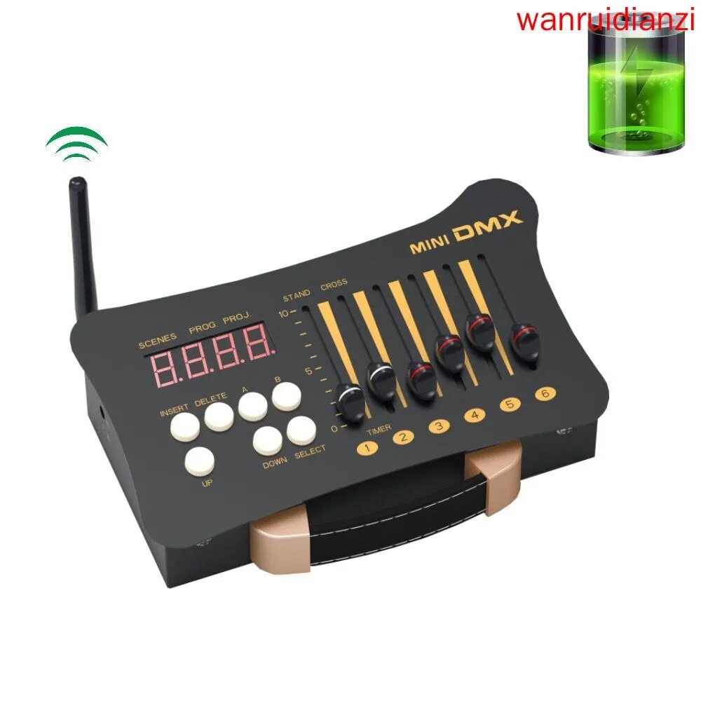 Пульт DMX 512 контроллер сценического света и оборудования на 54 каналов