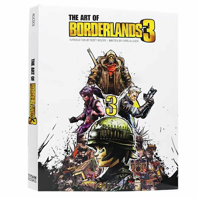 The Art of Borderlands 3 Chris Allcock Borderlands 3 Коллекционное издание с концепт-артами, английская версия, твердый переплет, PS4, Epic, Steam