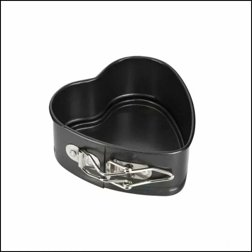 Форма для выпечки, Сердце, 1 яч, 11 см x 11 см, 1 шт
