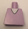 Torso V-Neck with White Undershirt Pattern, 973pb2311 Lavender U