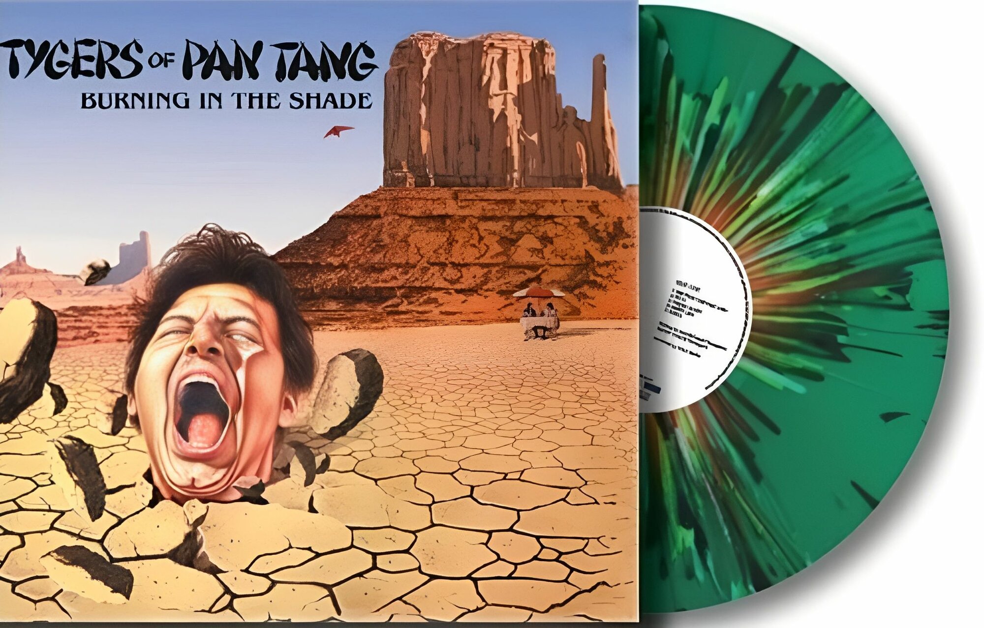 TYGERS OF PAN TANG - Burning In The Shade, (LP, Ограниченное издание, Зеленый Сплатер Винил) Виниловая Пластинка