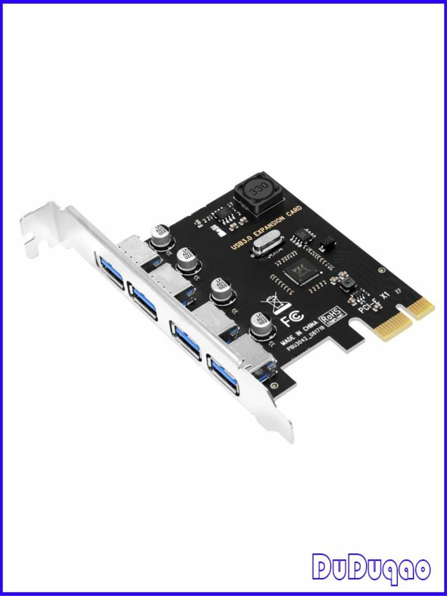 PCI-E Плата расширения PCI Express USB 3.0 HUB Адаптер 4-портовый Контроллер USB3.0 PCIe