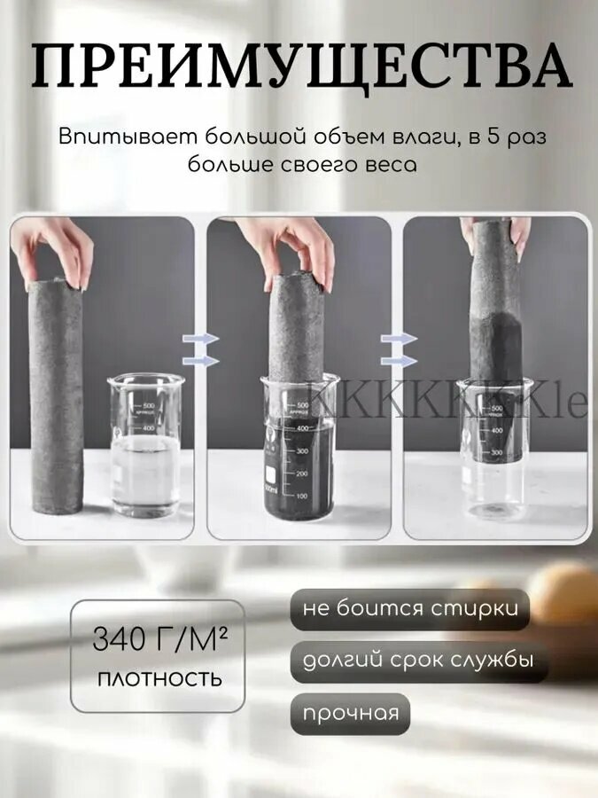 Салфетки для уборки, 30х40 см, 2 шт.
