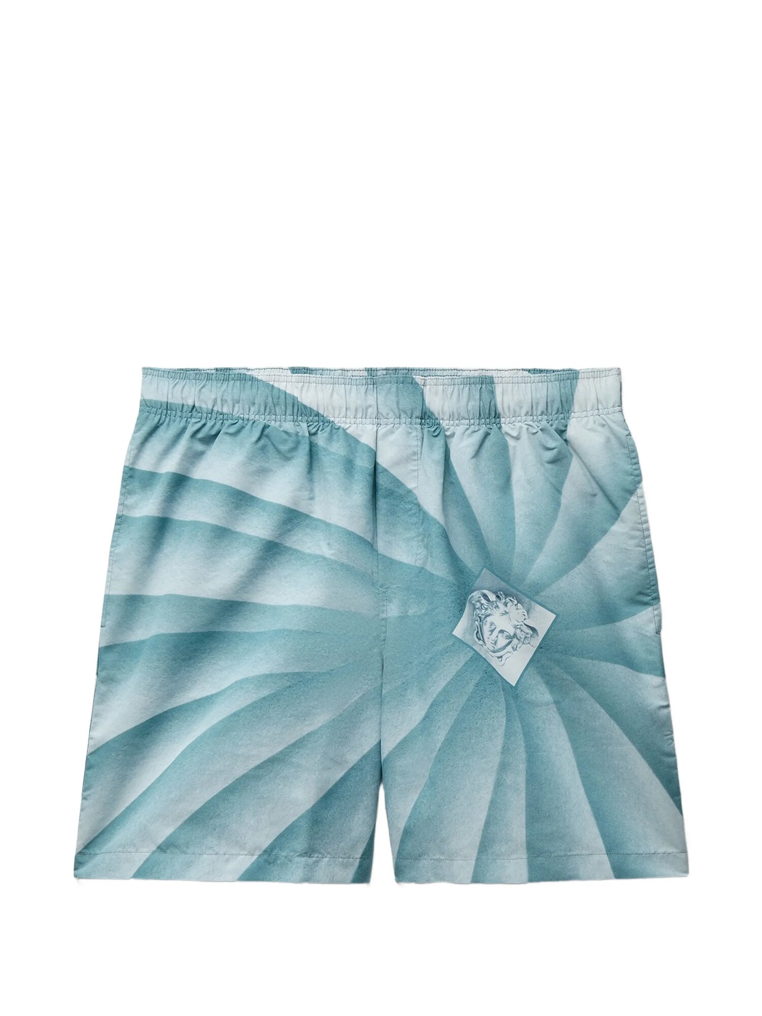 Шорты для плавания Versace Printed boardshorts, размер 56, blue — фото 1