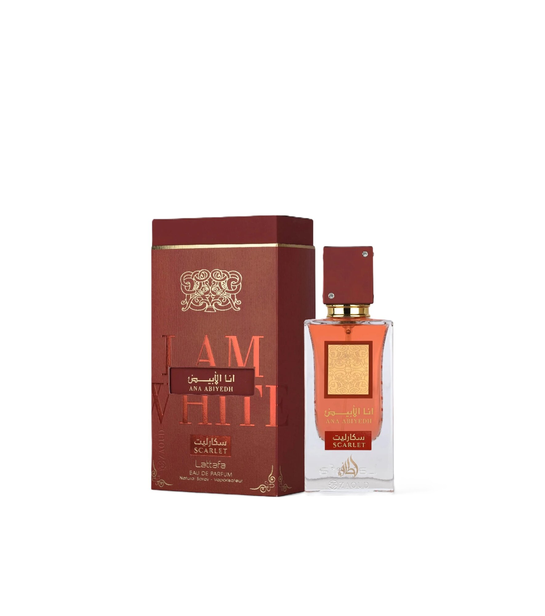 Lattafa Ana Abiyedh Scarlet 60 мл парфюмерная вода женская, цветочные, фруктовые, сладкие