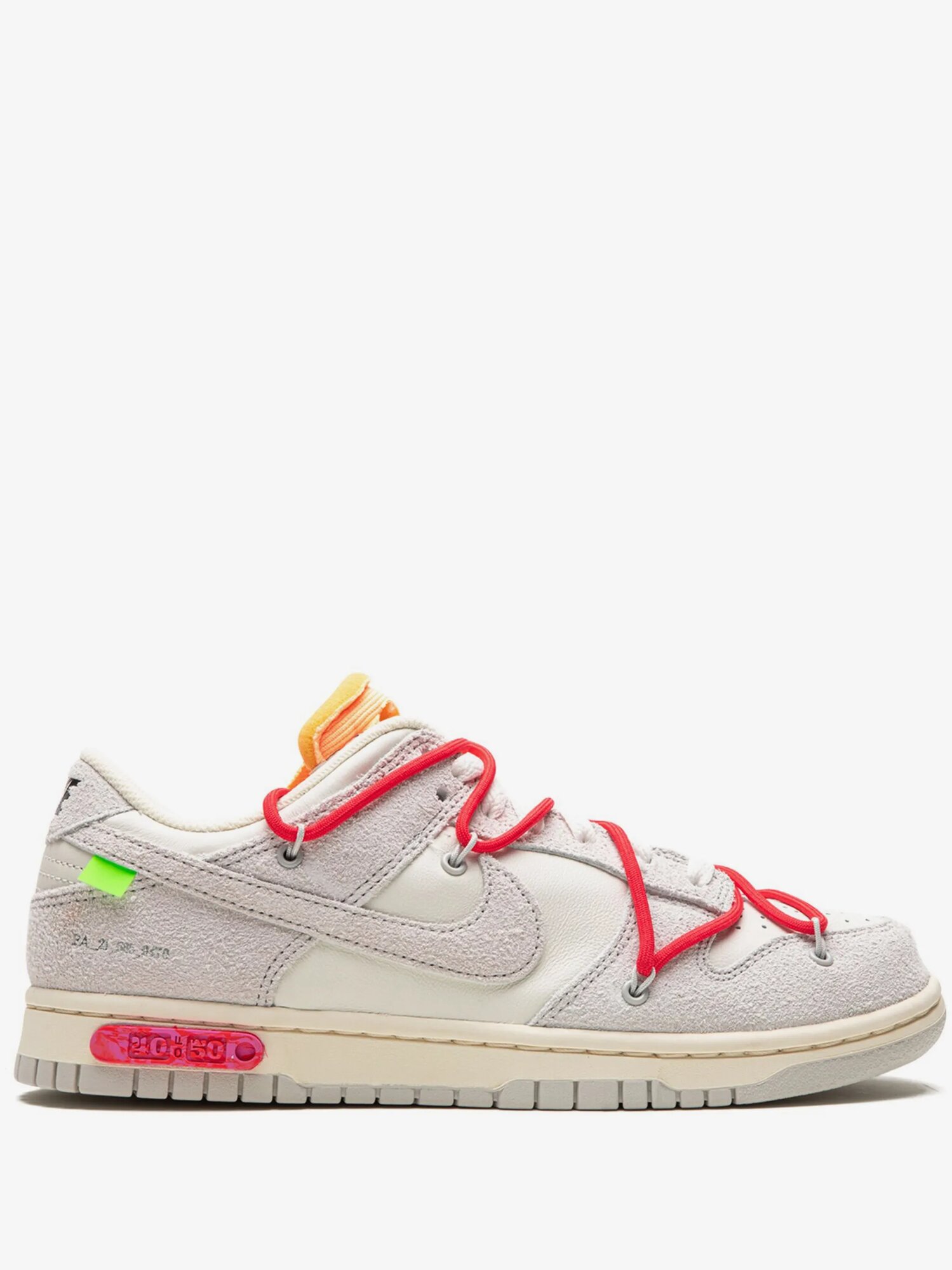 Кроссовки Dunk Low "Off-White - Lot 40" sneakers