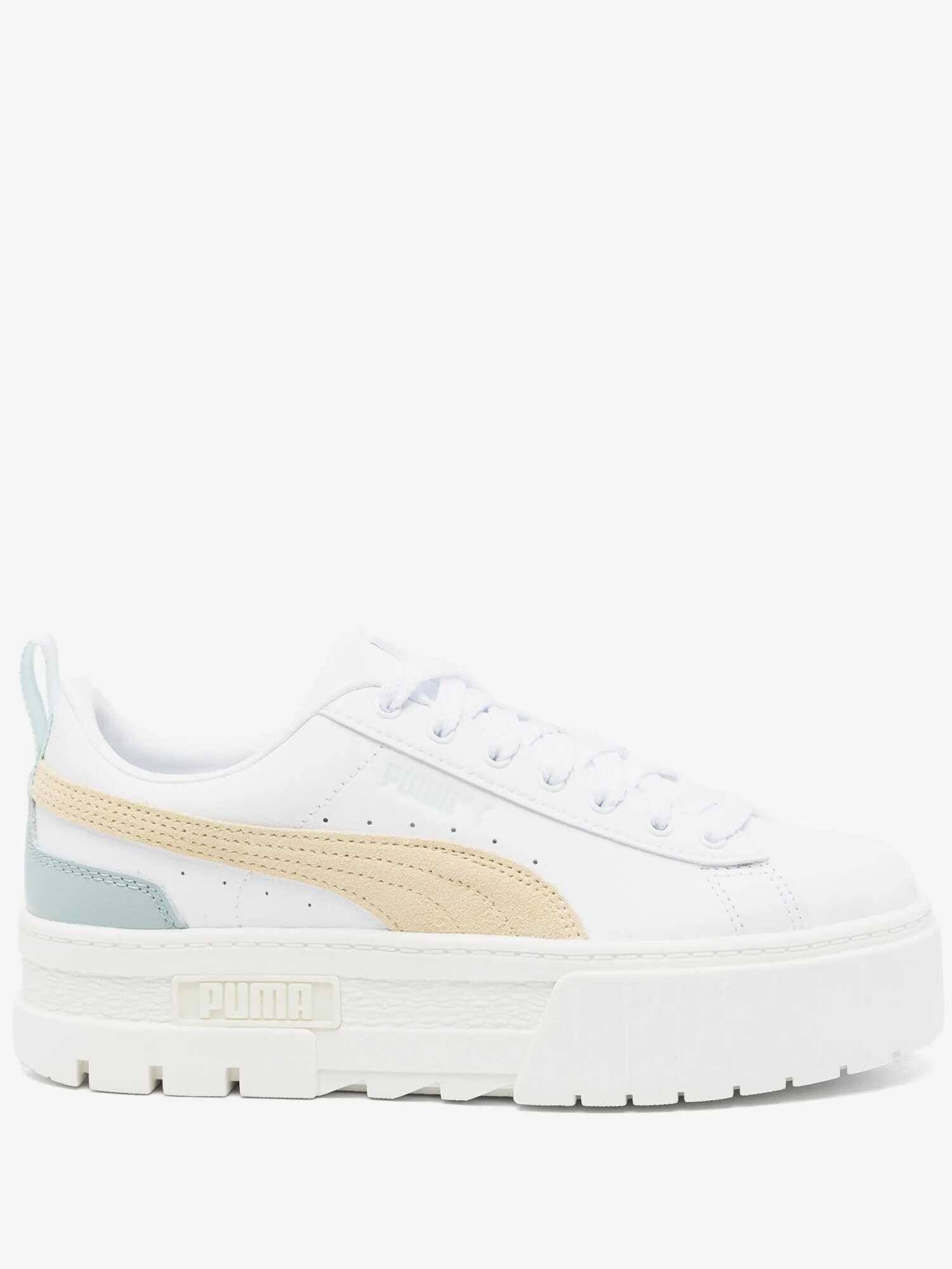 Кроссовки PUMA Mayze, размер 10 US, бежевый/белый