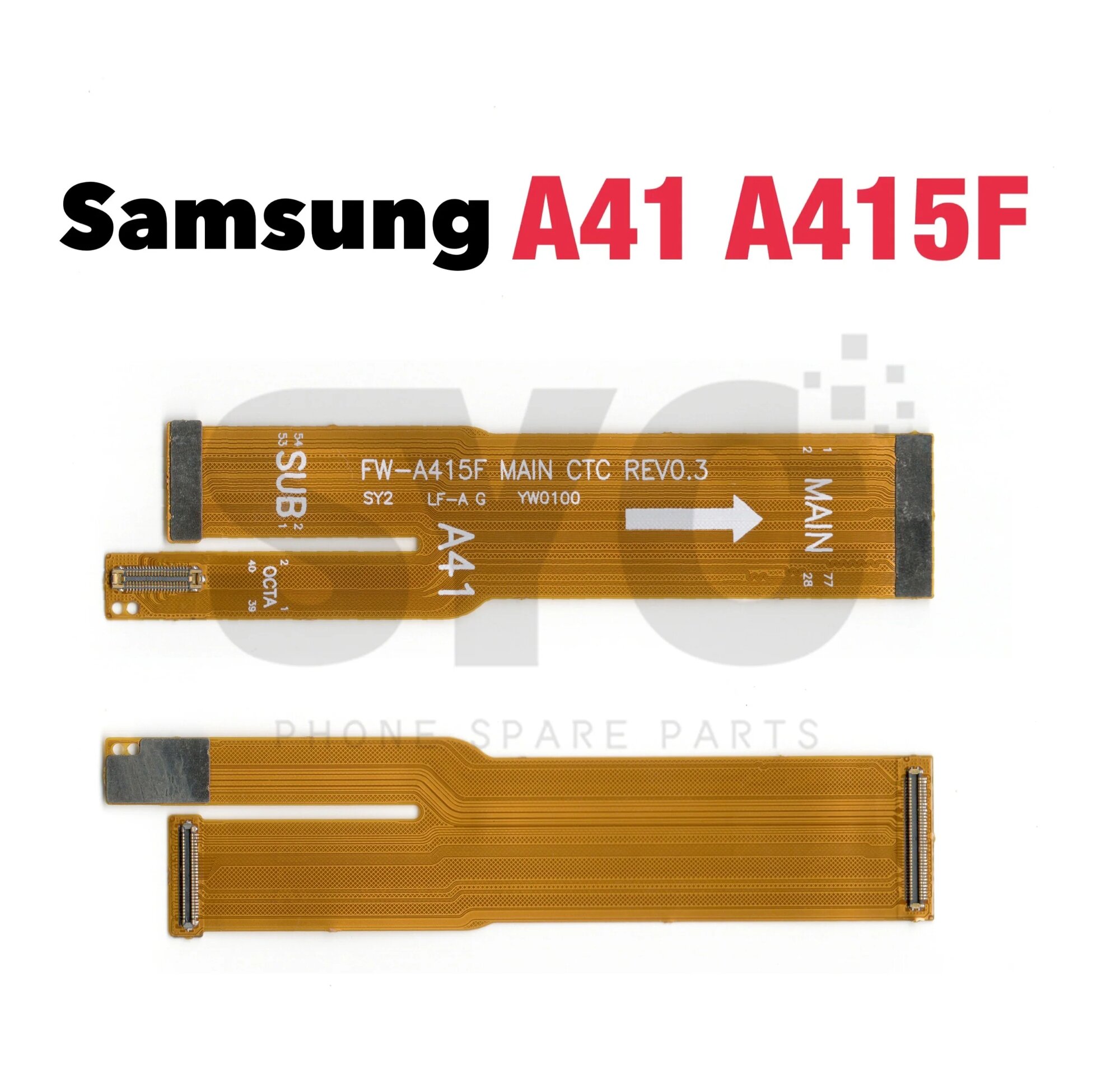 Гибкий шлейф материнской платы для Samsung A21 A21S A31 A41 A51 A71 M51, запасные части A41 A415F
