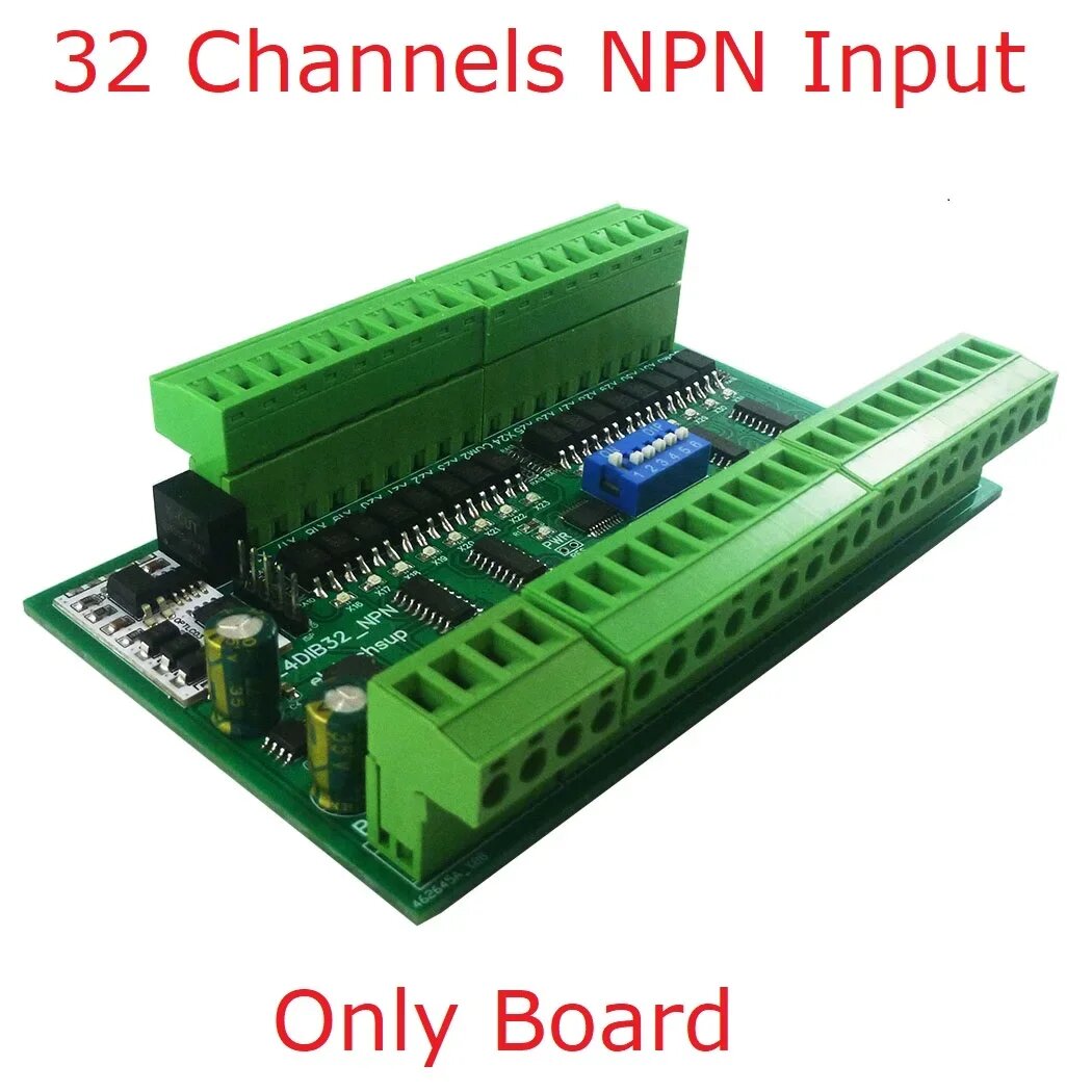 Модуль ввода-вывода RS485 Modbus RTU eletechsup 16-48 каналов 32CH NPN Only Board