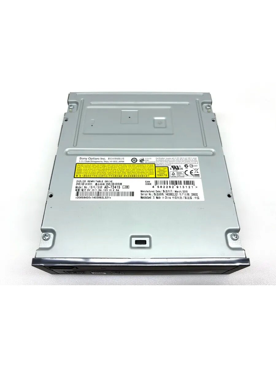 Оптический привод DVD-RW SATA Sony AD-7241S, черный