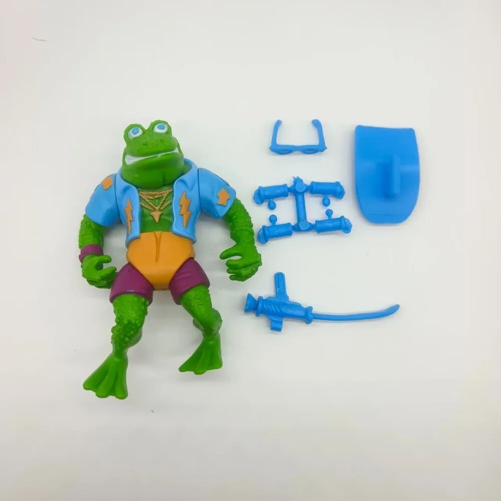 Ретро-фигурка Чингисхан лягушка Playmates TMNT Genghis Frog