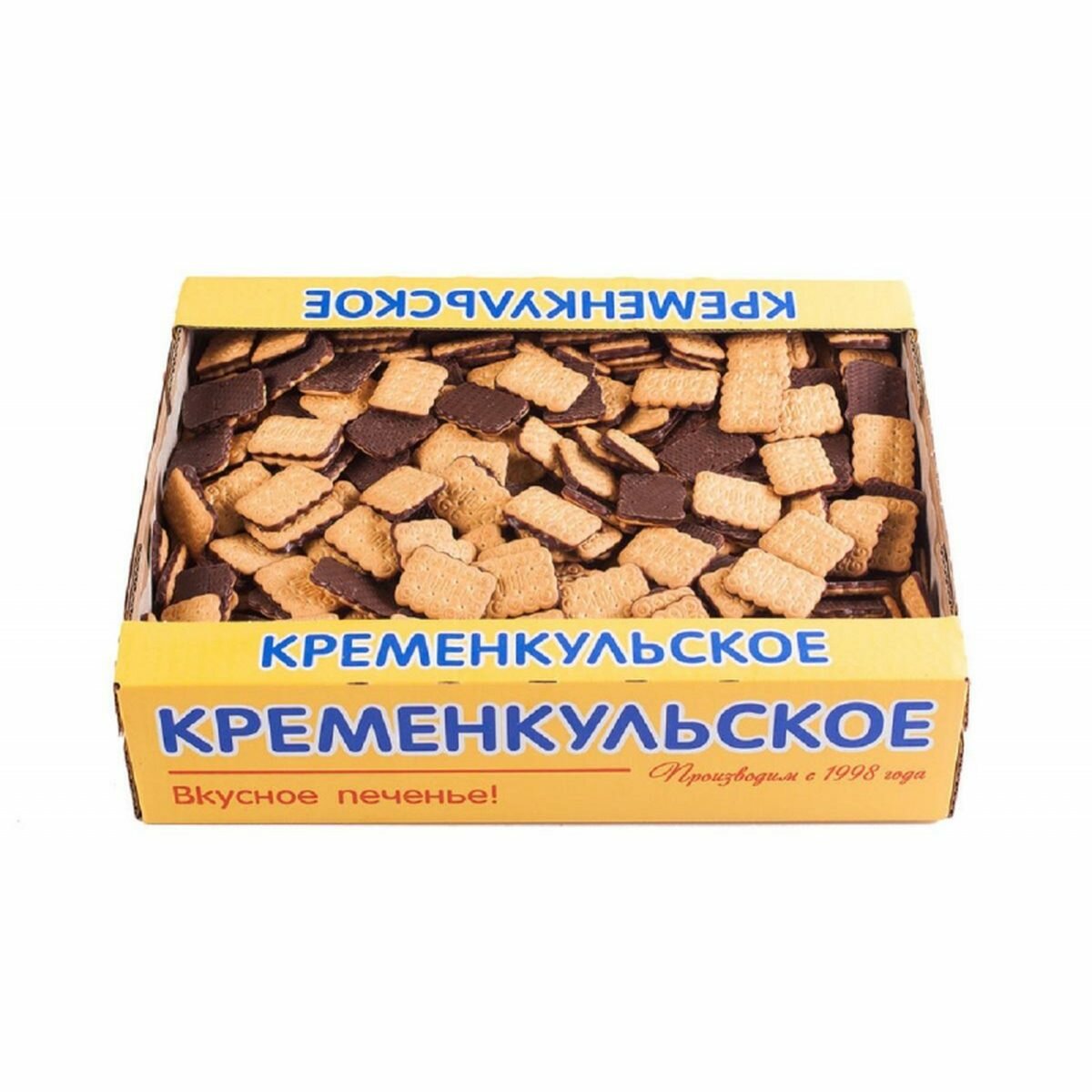 Печенье затяжное Кременкульское мини в шоколадной глазури 2.3кг