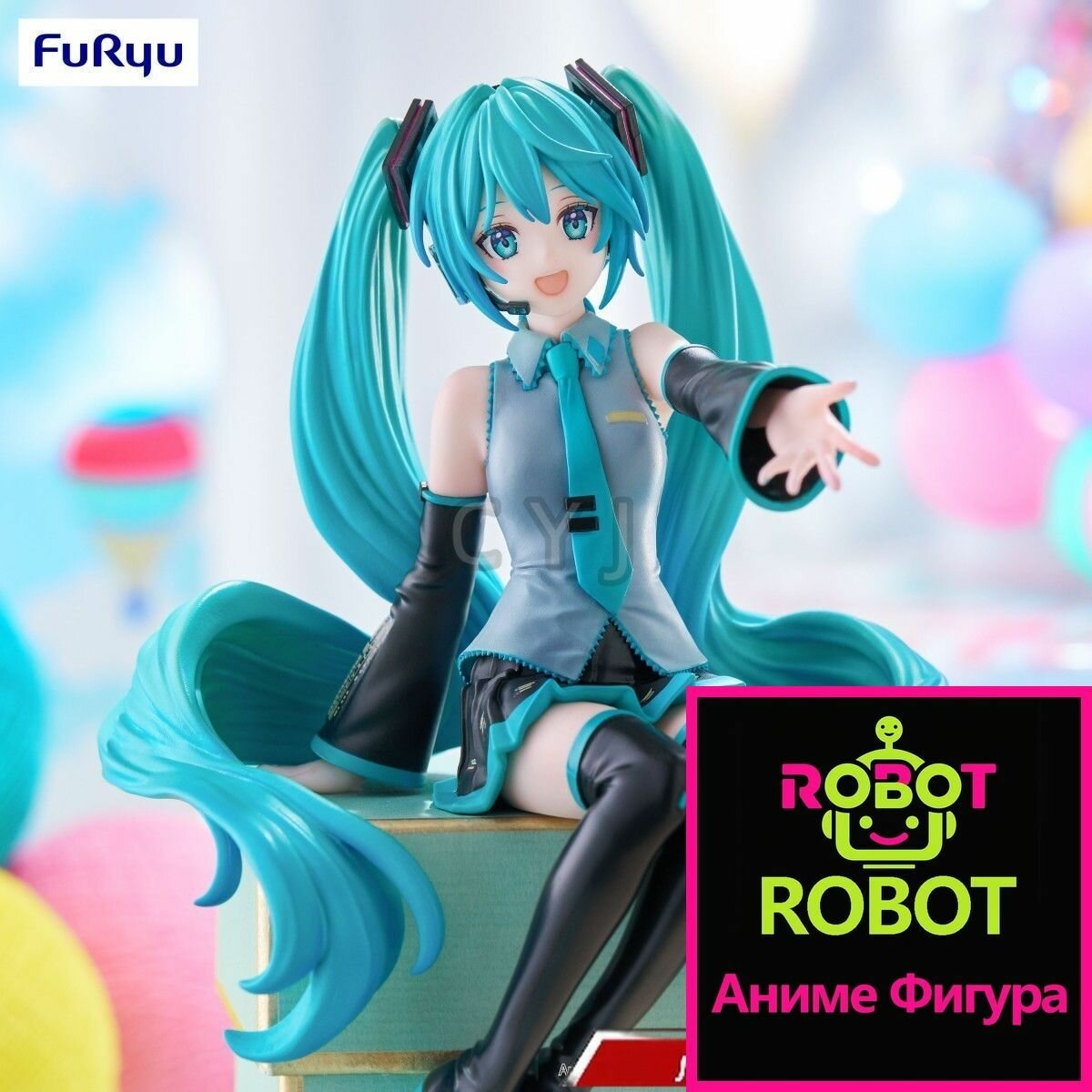 FuRyu Аниме фигура/MIKU FuRyu kuji Nudoru Stopper Figure A Prize/ROBOT