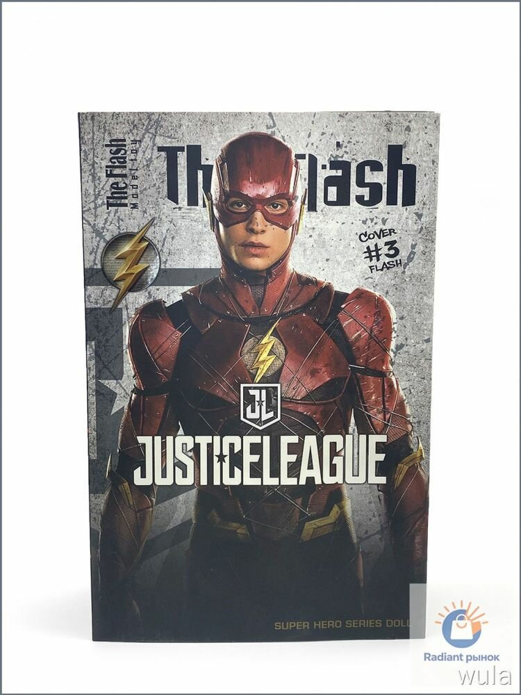 Фигурка супергероя The Flash, премиум, 6см, детализированная, для коллекционеров и подарков — фото 1