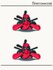 2-е (Две) Термонаклейки Deadpool