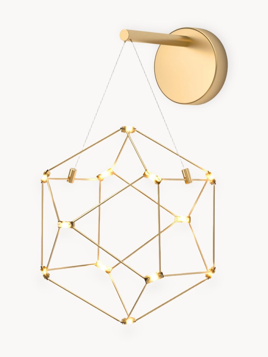 Бра / Настенный светильник Eurosvet Uma 90310/1, 6 Вт, 3000K, цвет медь