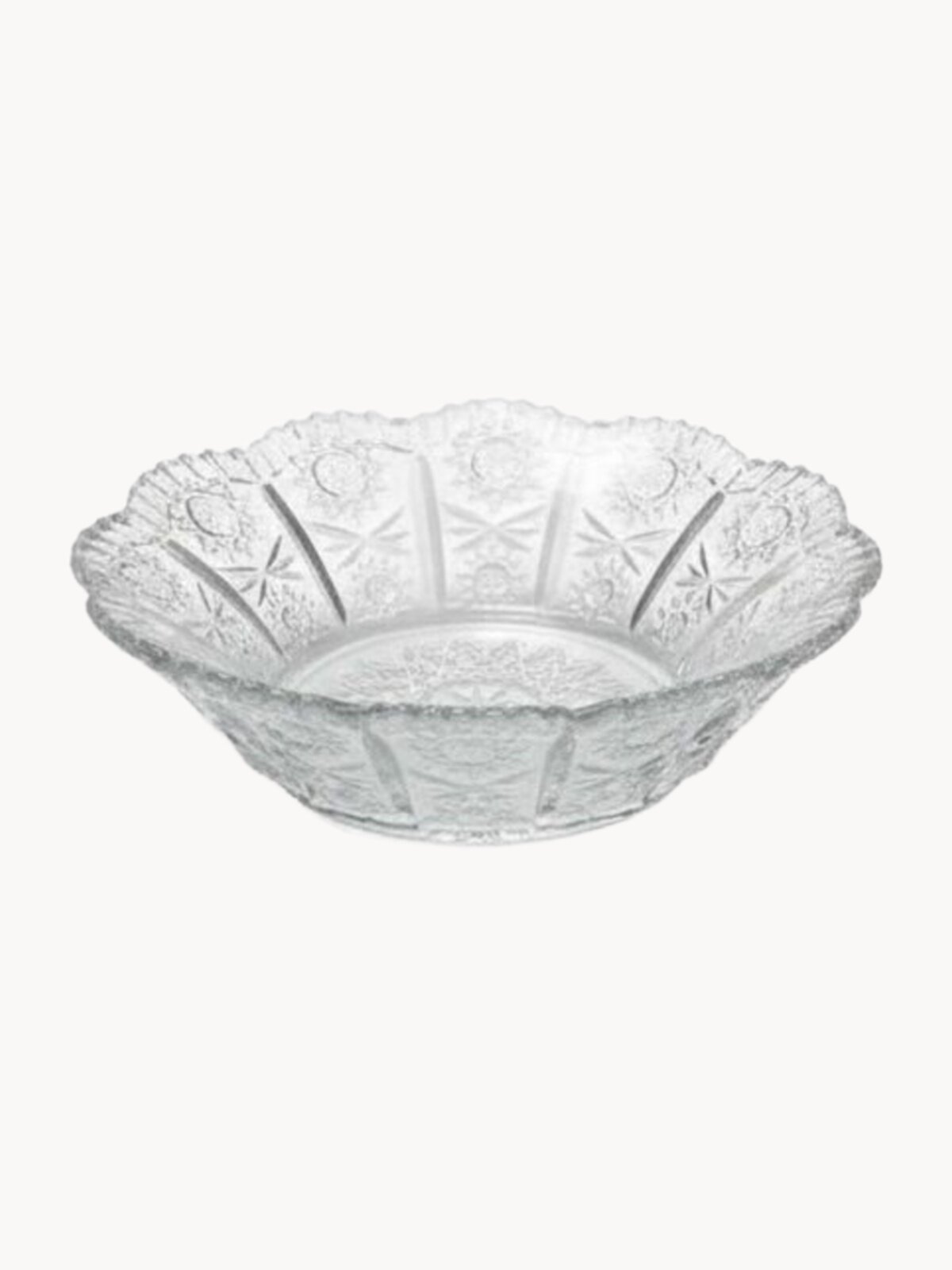 Стеклянная тарелочка розетка для орешков и варенья