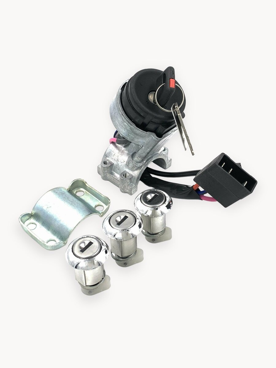 Замок зажигания с личинками замков для а/м Lada Priora - Noks арт. 2170-6105006