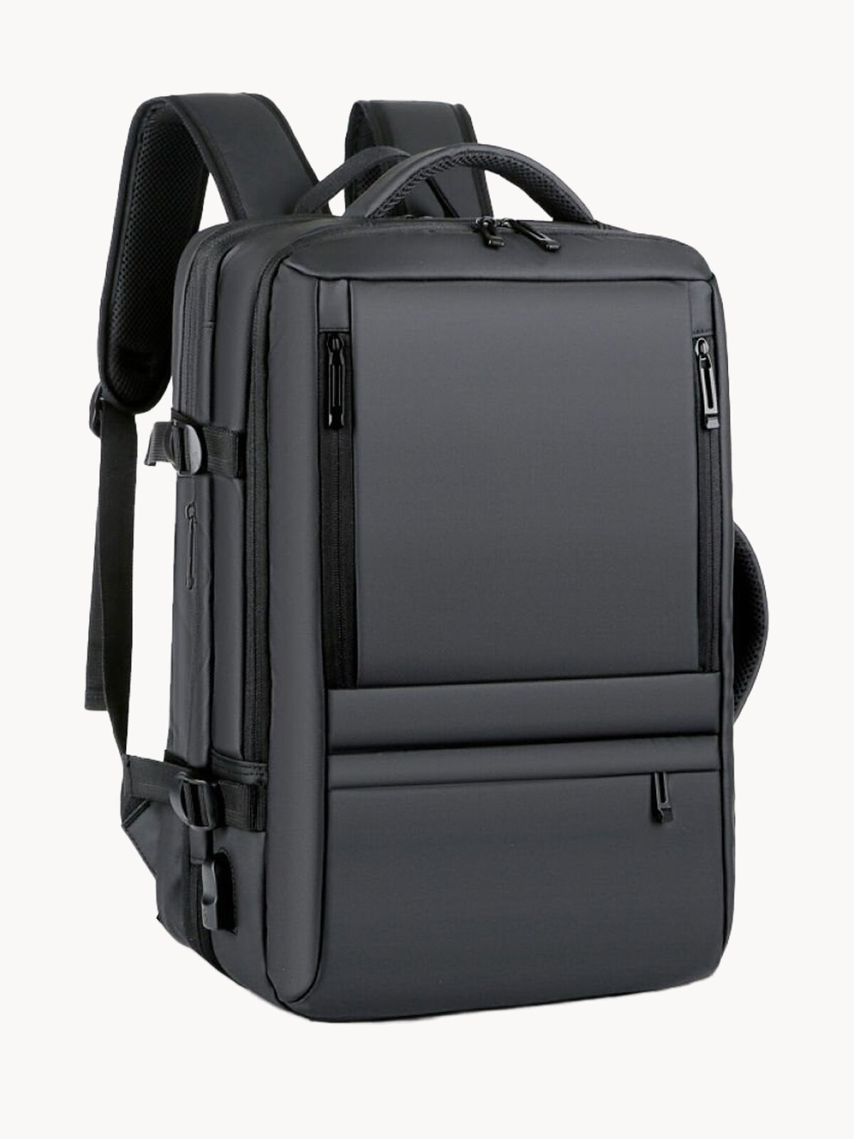 Городской рюкзак трансформер SETONSET, черный, портфель для ноутбука 17.3 с USB, дорожная сумка для путешествий