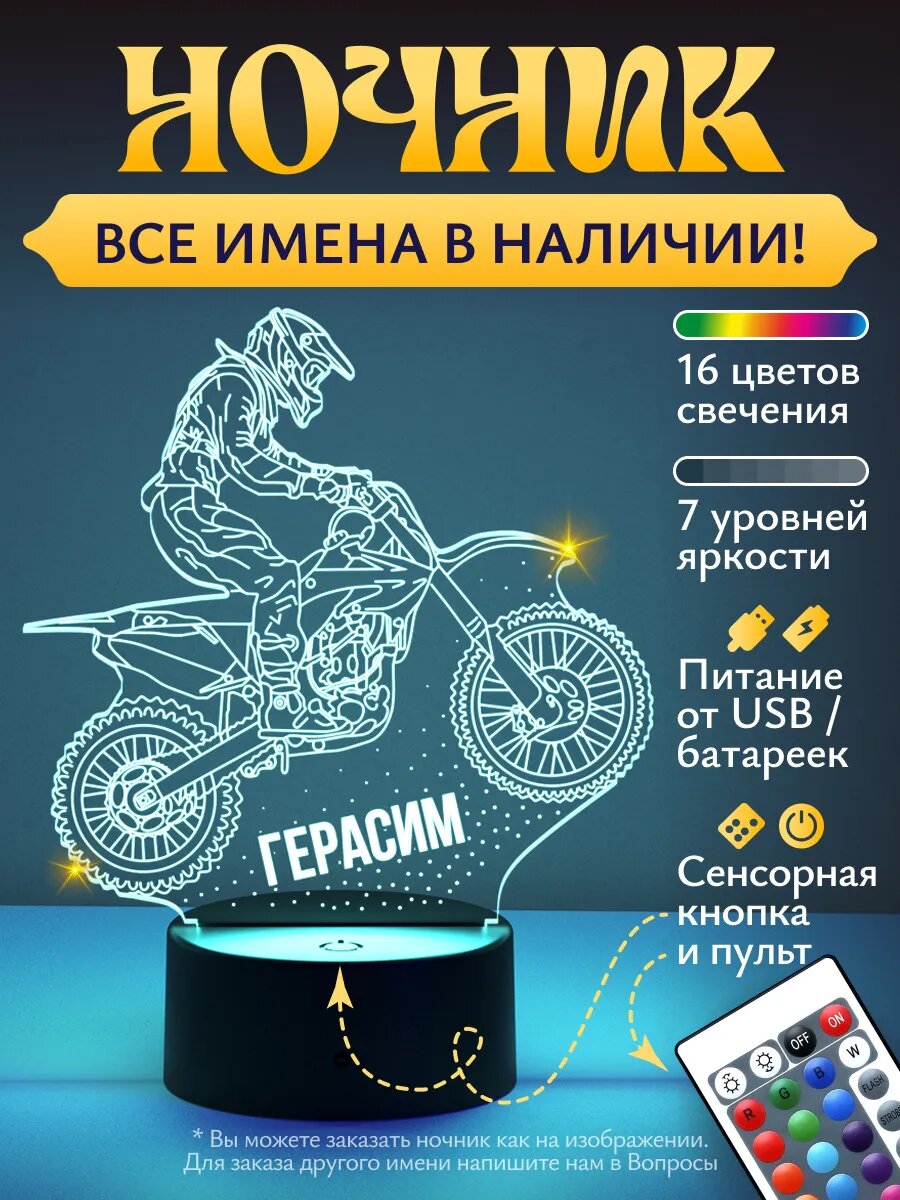 Ночник Герасим (эндуро, мотокросс)