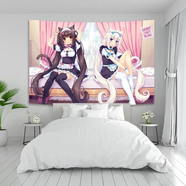 Гобелен ZZN Nekopara розовый