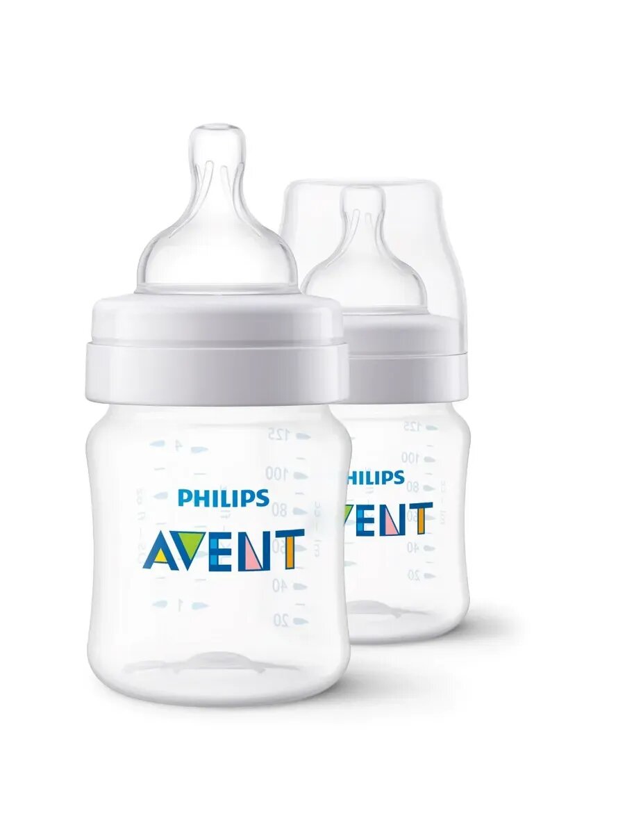 #Avent бутылoчка для кoрмления Anti-Colic 125 мл 2 шт SCY100/02#