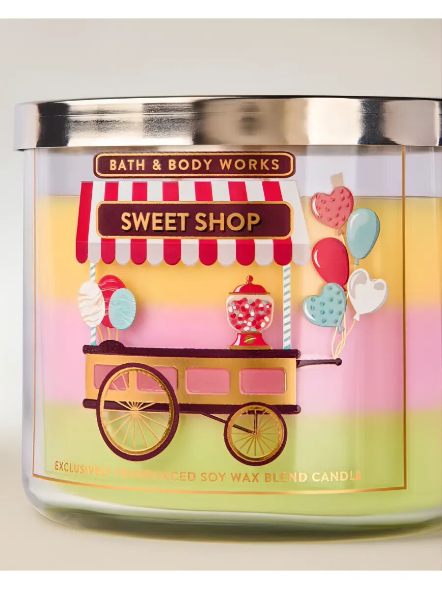 Трехфитильная свеча Bath&Body Works Sweet Shop