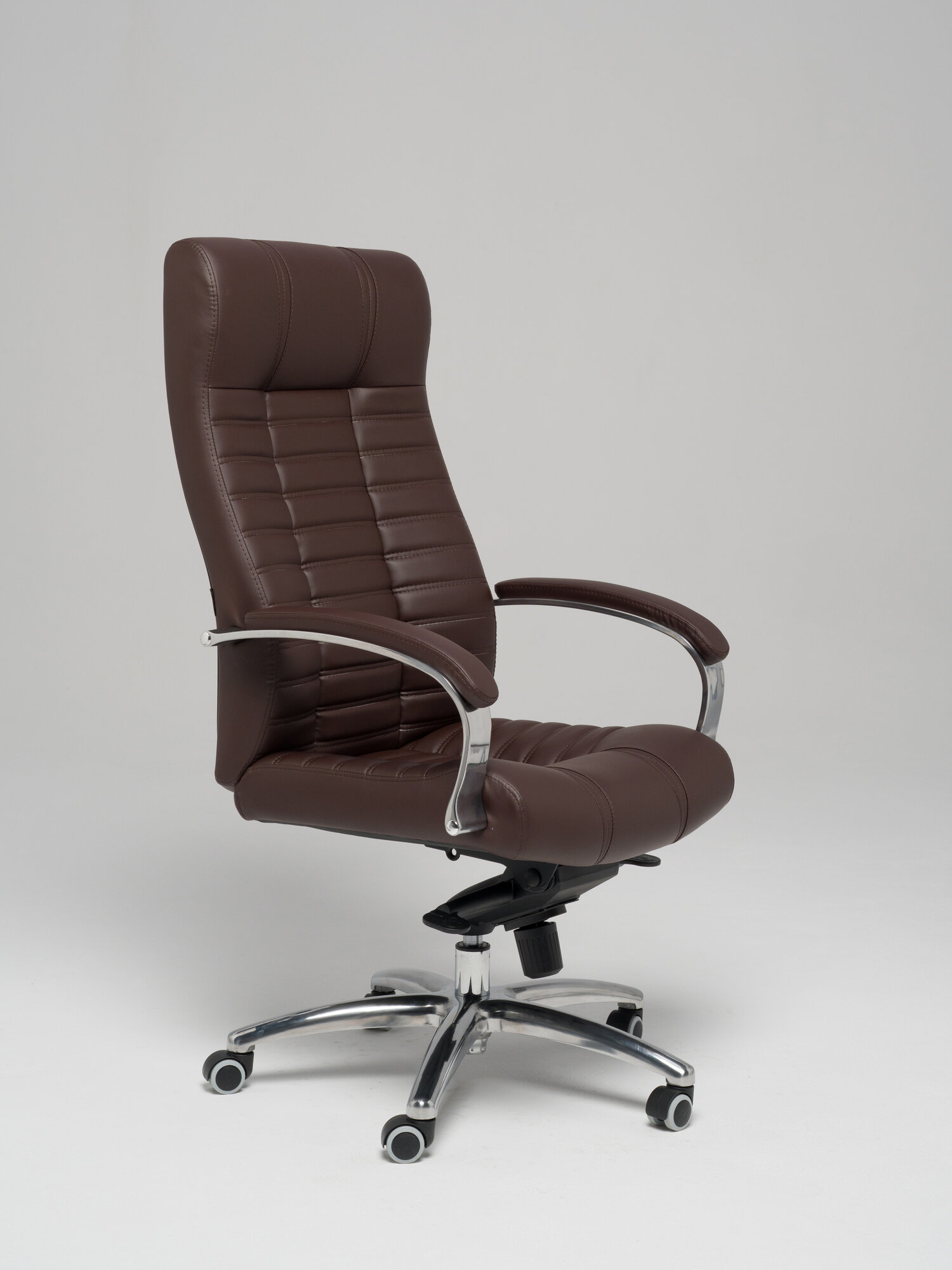Кресло руководителя Атлант 2 МЛ, экокожа, коричневый