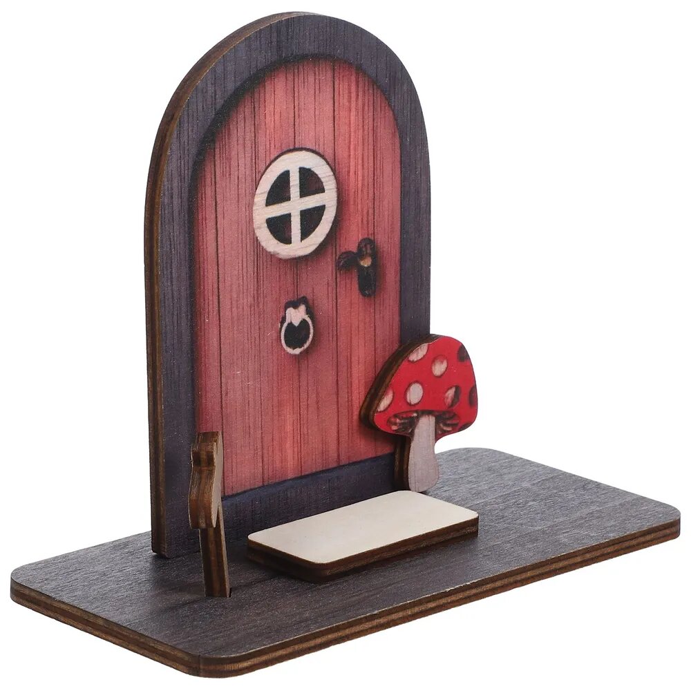 Дверь Феи, Из Деревянного Материала, Для Декорирования Садов, 1 Набор