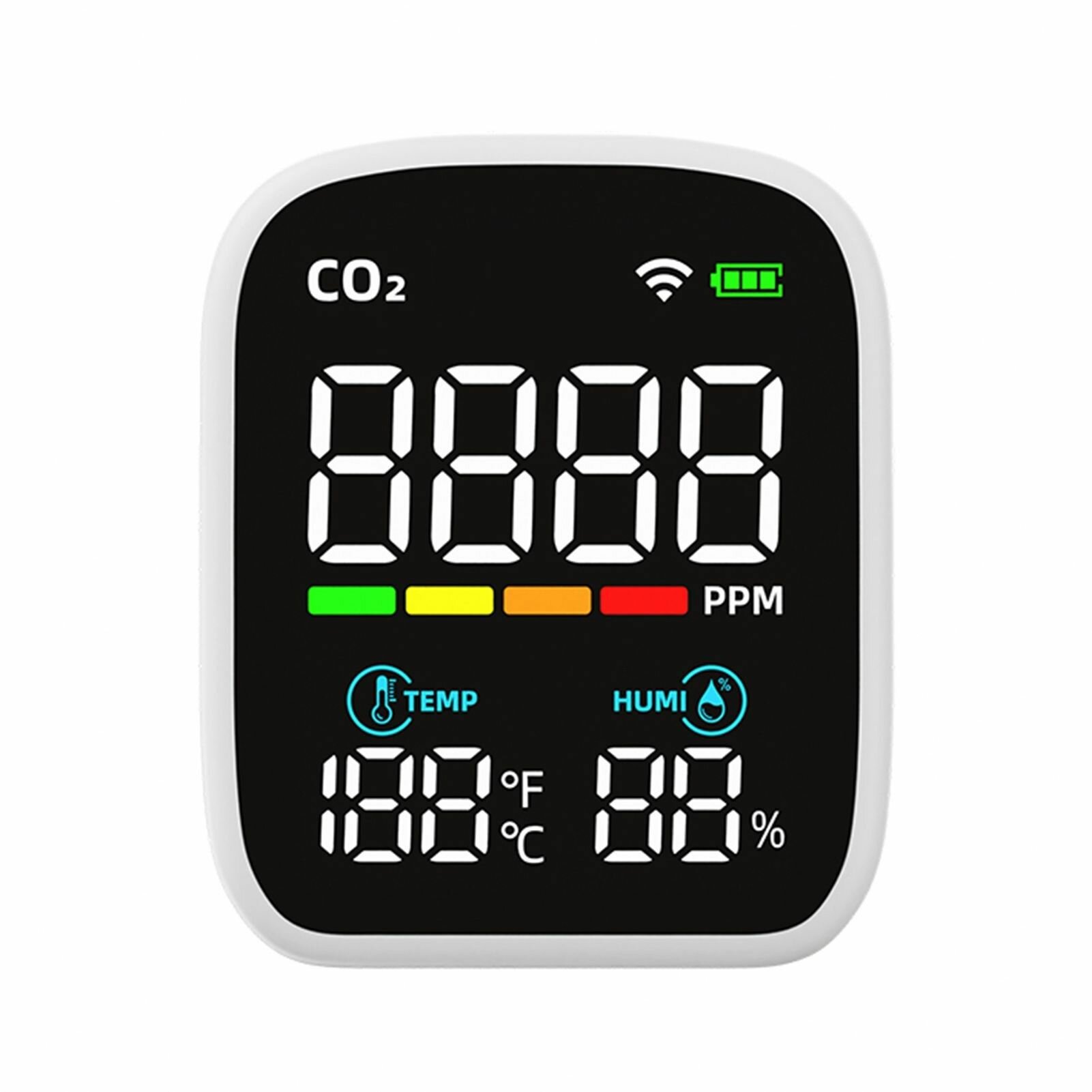 PV28-AW Умный Wi-Fi мини-детектор CO2, портативный монитор качества воздуха