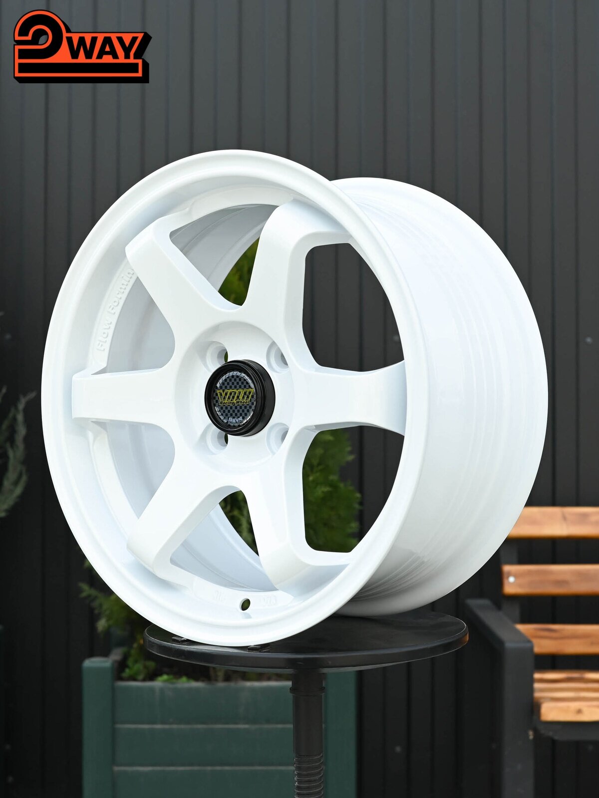 Taigiro Топ дизайн Колесный диск Литой R15 Диск Taigiro Street 7.0J ET35 4*100 Белый