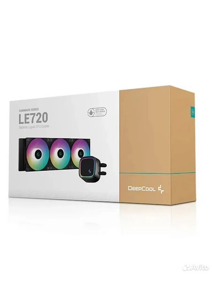 Система охлаждения Deepcool LE720, ARGB подсветка, автоматическая регулировка оборотов, 120 мм