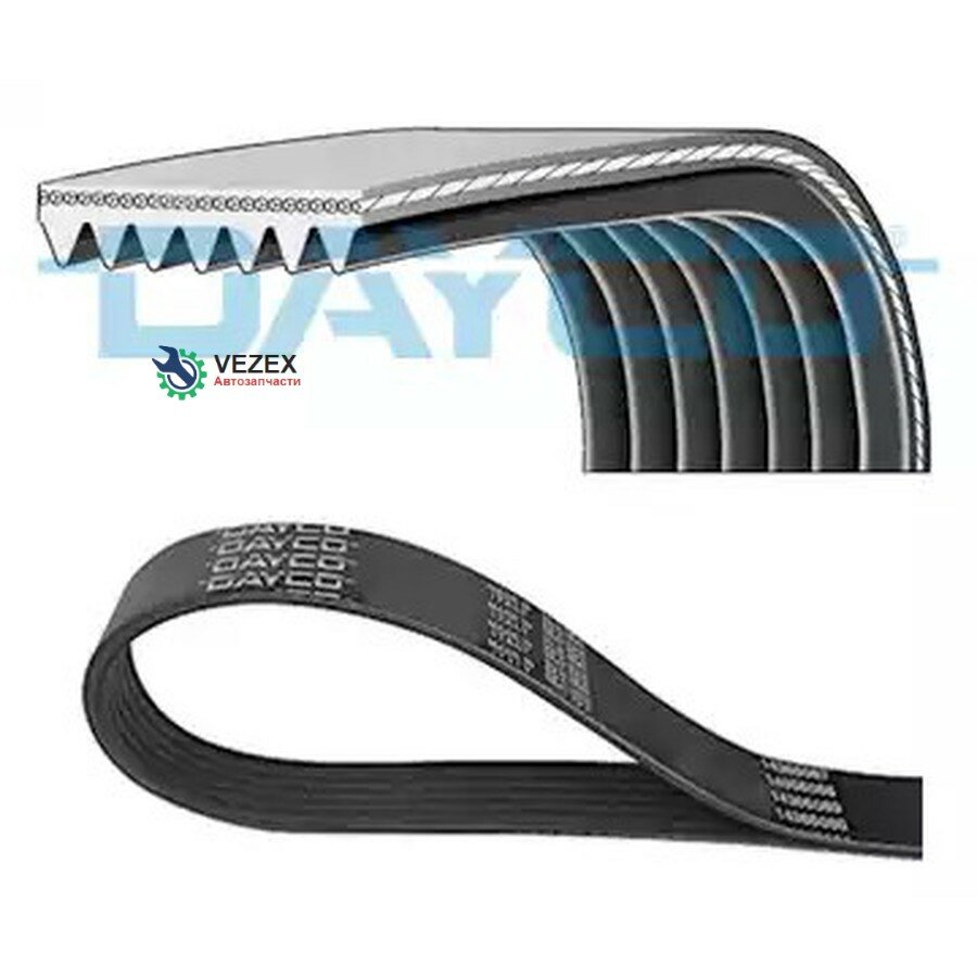 DAYCO 7PK1076 Ремень поликлиновой