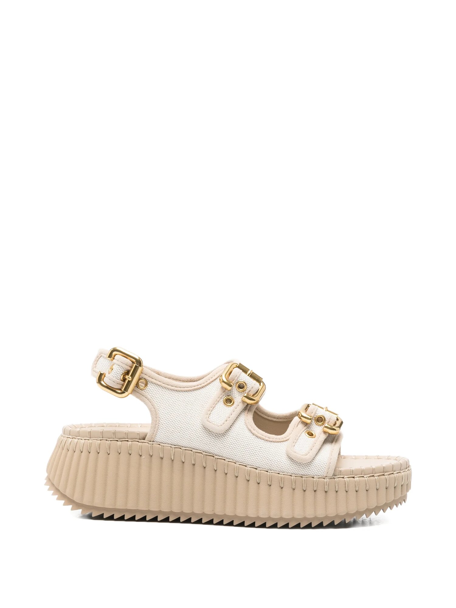 Босоножки Nama buckle flatform sandals