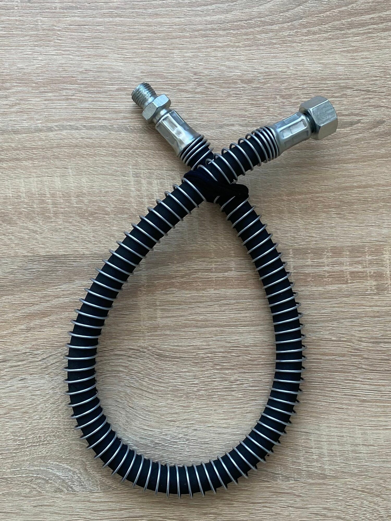 Шланг тормозной с пружиной К 5320-3506060 гайка/штуцер 64см