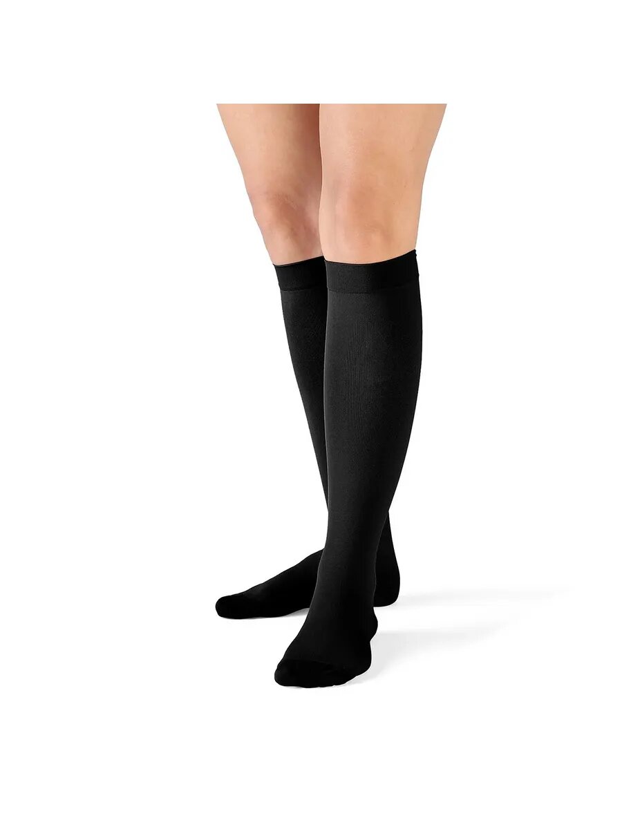 Гольфы компрессионные мужские Orto 304, Размер S, Черный, матовые