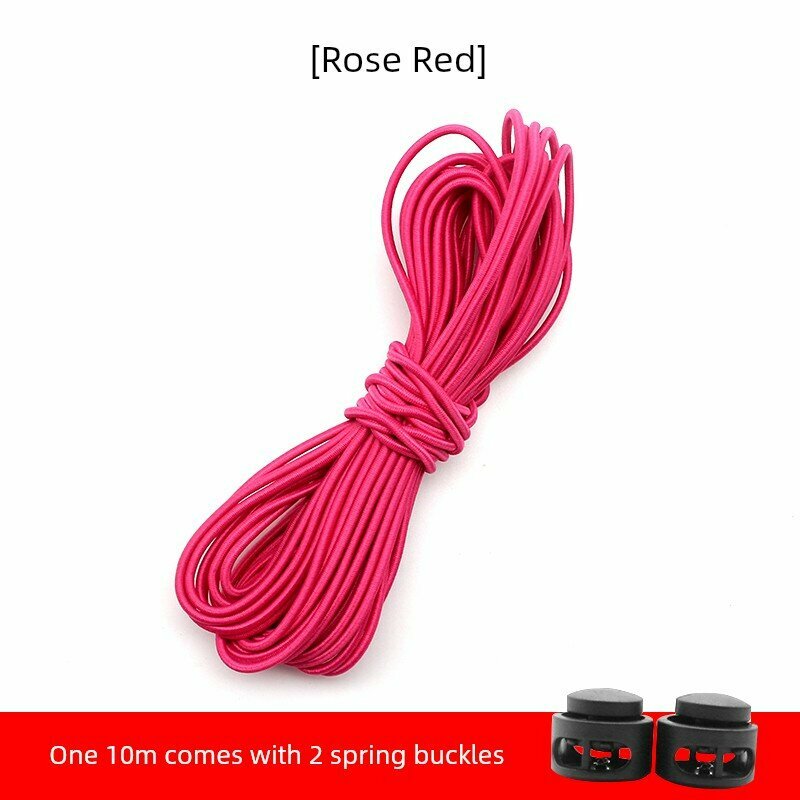 Аксессуары для круглой эластичной ленты, высокоэластичная резинка, тонкая эластичная веревка, аксессуары, черно-белая