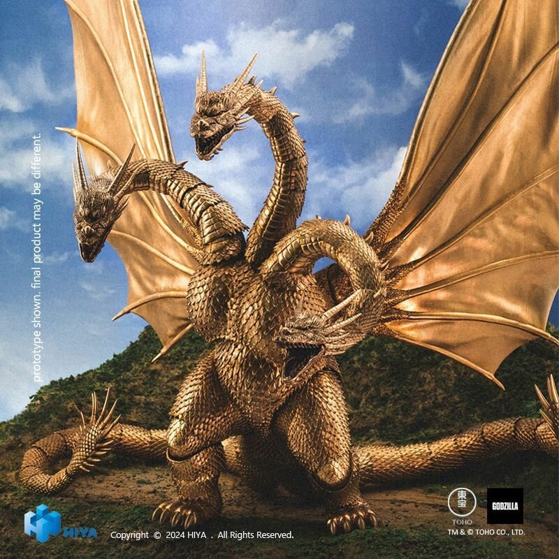 Фигурка HIYA the king of Godzilla's monsters Ghidorah35cm