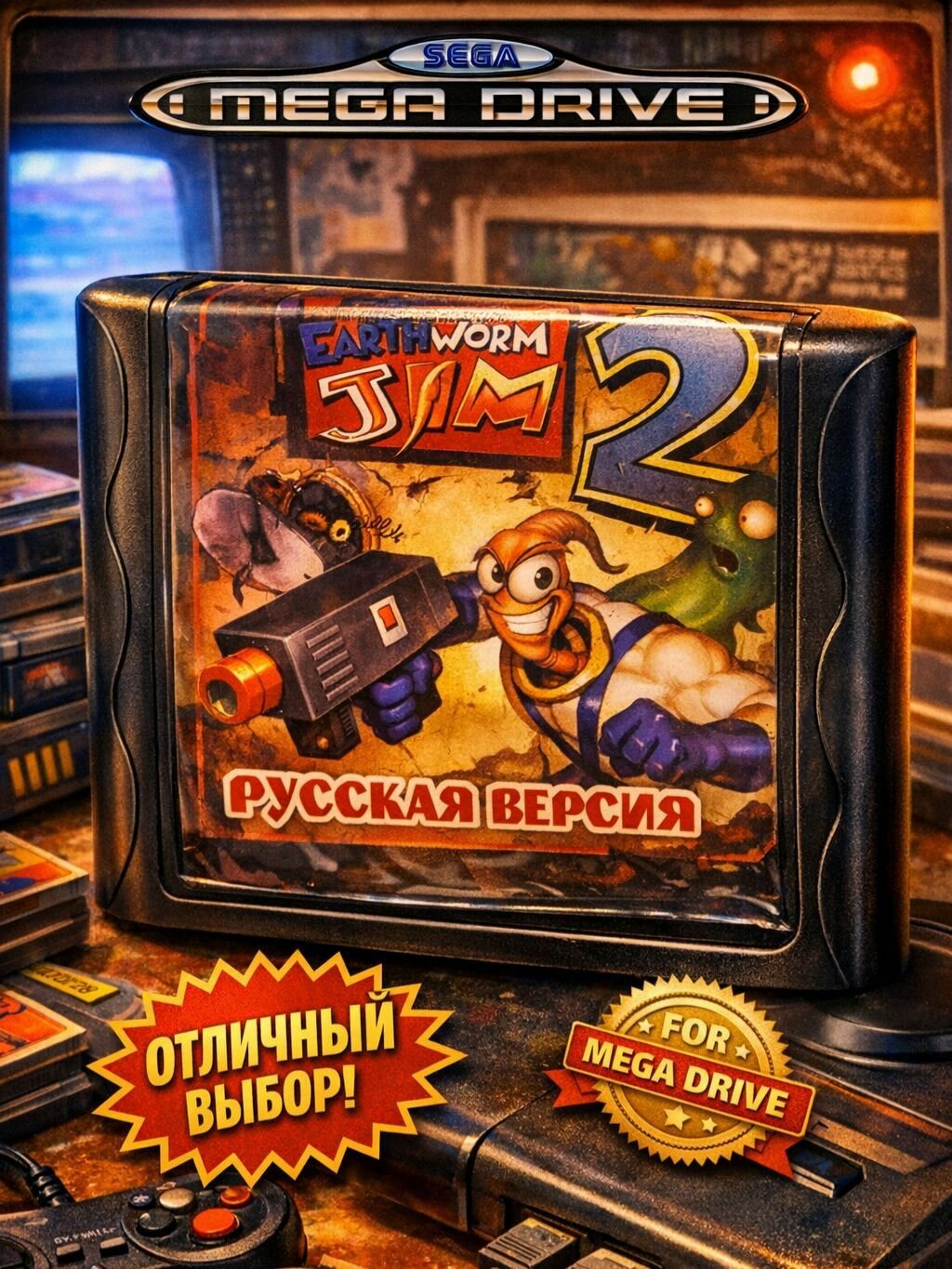 Earthworm Jim 2 для Денди