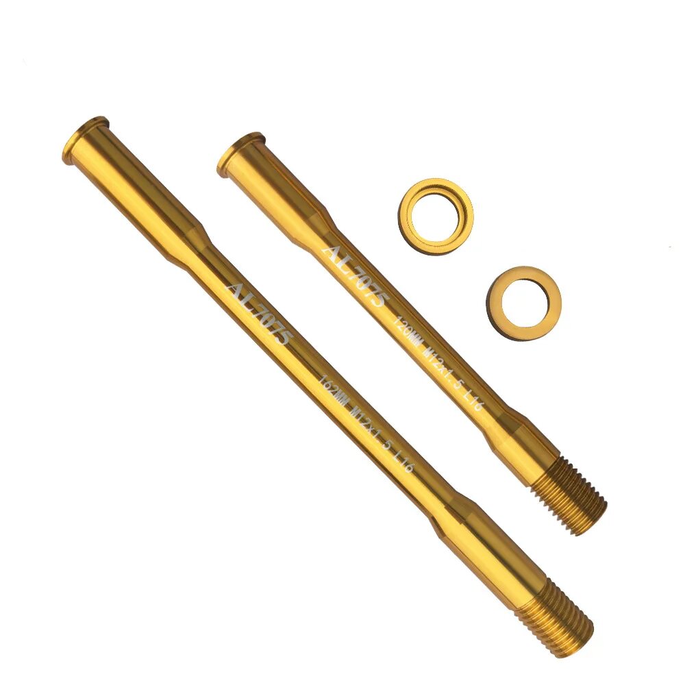 Алюминиевые сквозные оси для велосипеда, Gold
