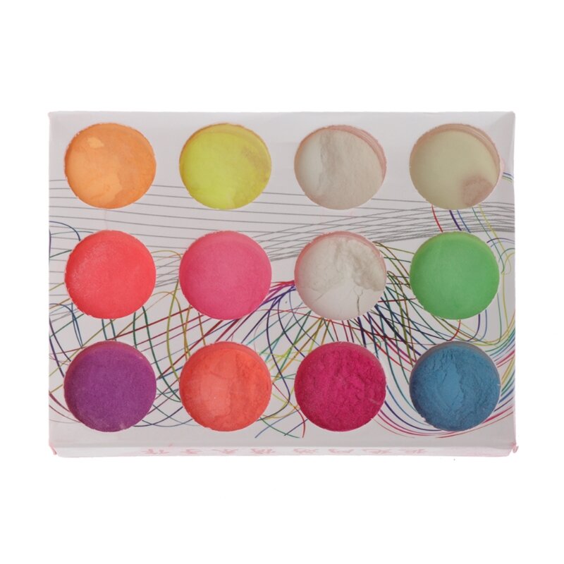 Светящийся в темноте пигментный порошок, смола, краска, фосфор, подходит для эпоксидной акриловой краски, слизи, ногтей, вечеринки, изобразительного искусства, поделок своими руками