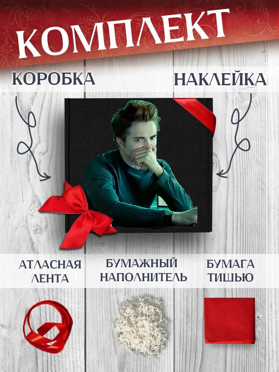 Коробка подарочная Сумерки , упаковка для подарка, 1шт, размер 23,5x22,5х10 см — фото 1