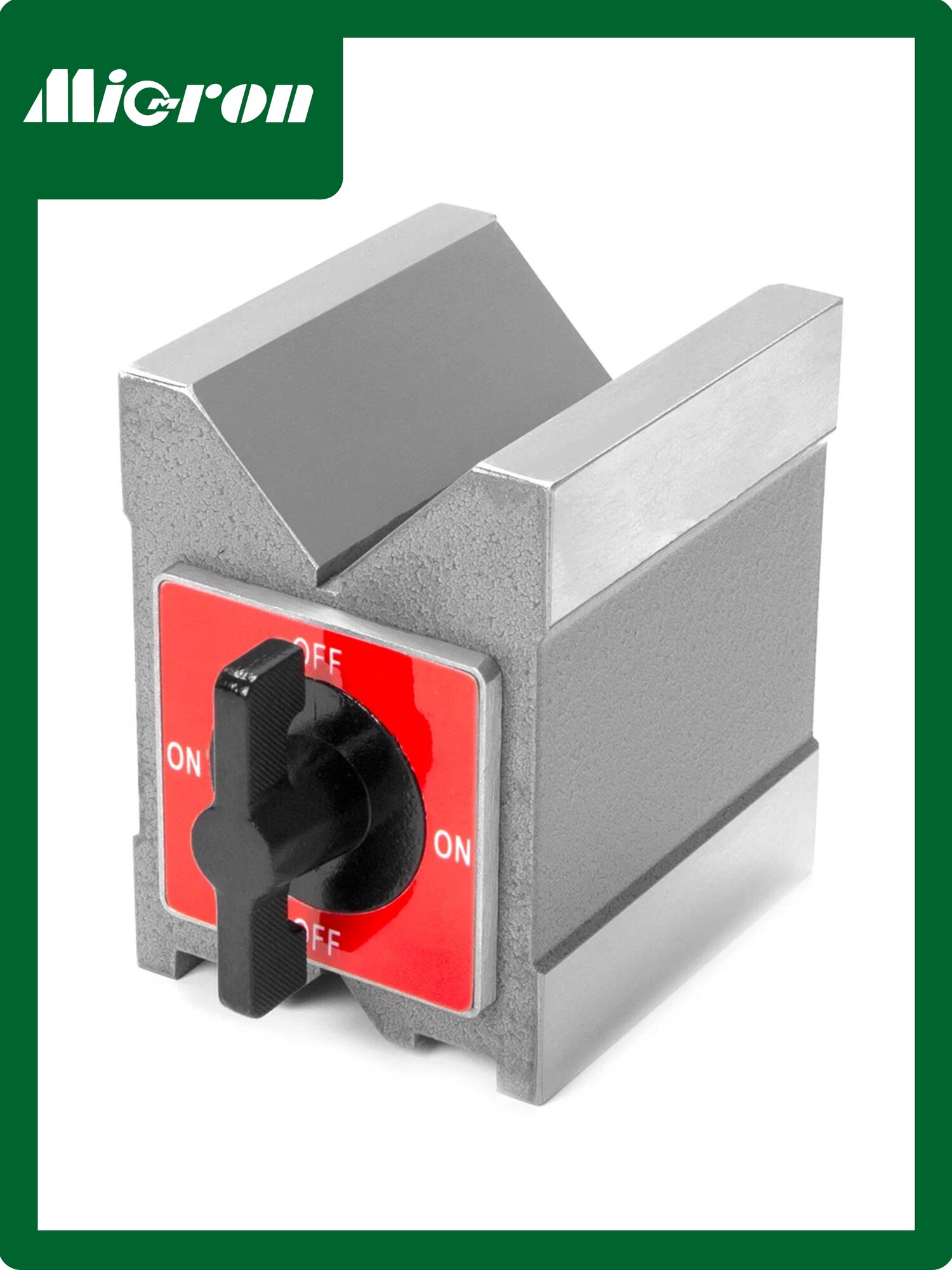 Призма поверочная магнитная Micron MV-12K1 (80х70х95)