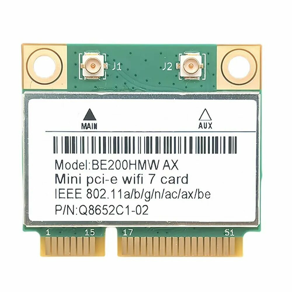 Карта WiFi для сетевого адаптера Bluetooth 5.4 802.11BE без антенны